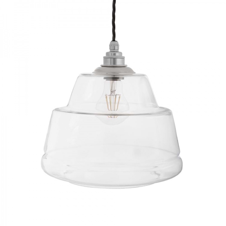 James Step Glass Pendant Light